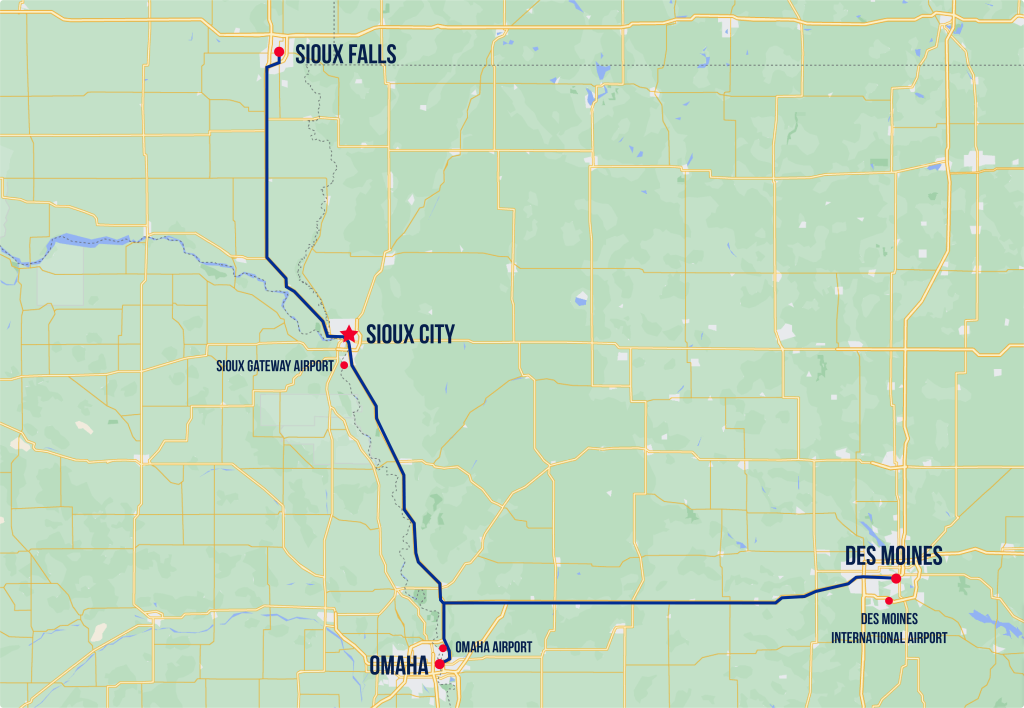 How to Get Here | ExploreSiouxLand.com