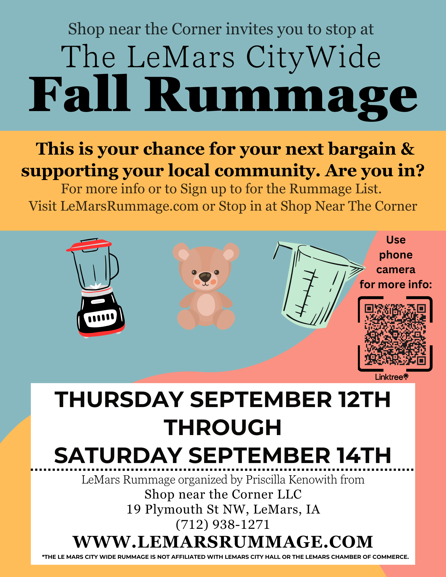 LeMars City Wide Fall Rummage Sale | ExploreSiouxLand.com