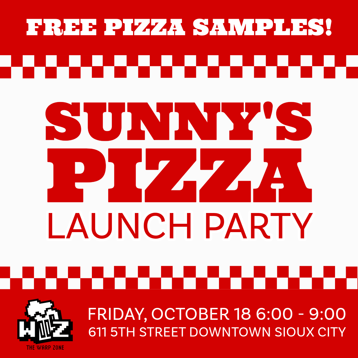 Sunny’s Pizza Launch Party | ExploreSiouxLand.com