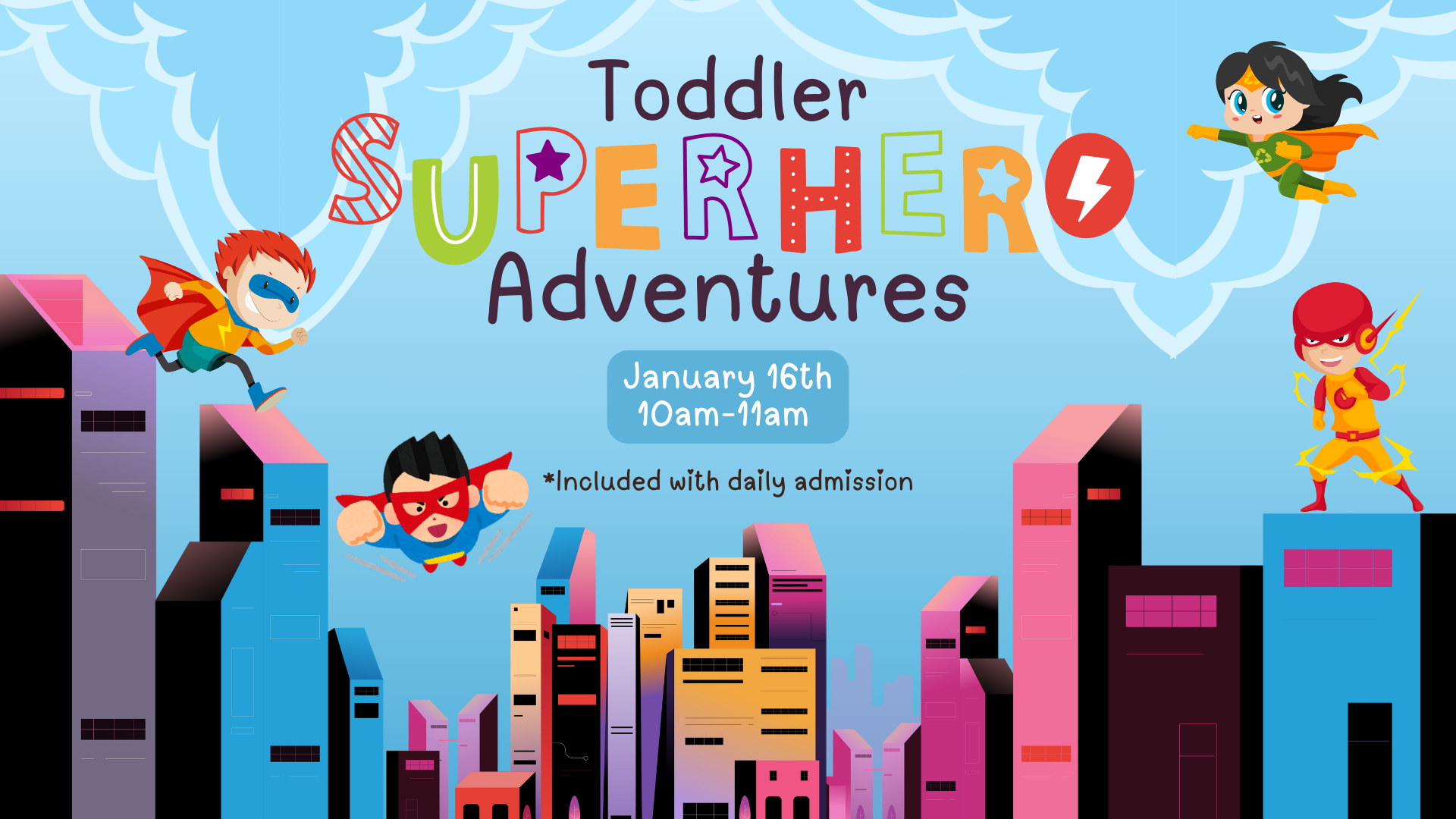 Toddler Superhero Adventures! | ExploreSiouxLand.com
