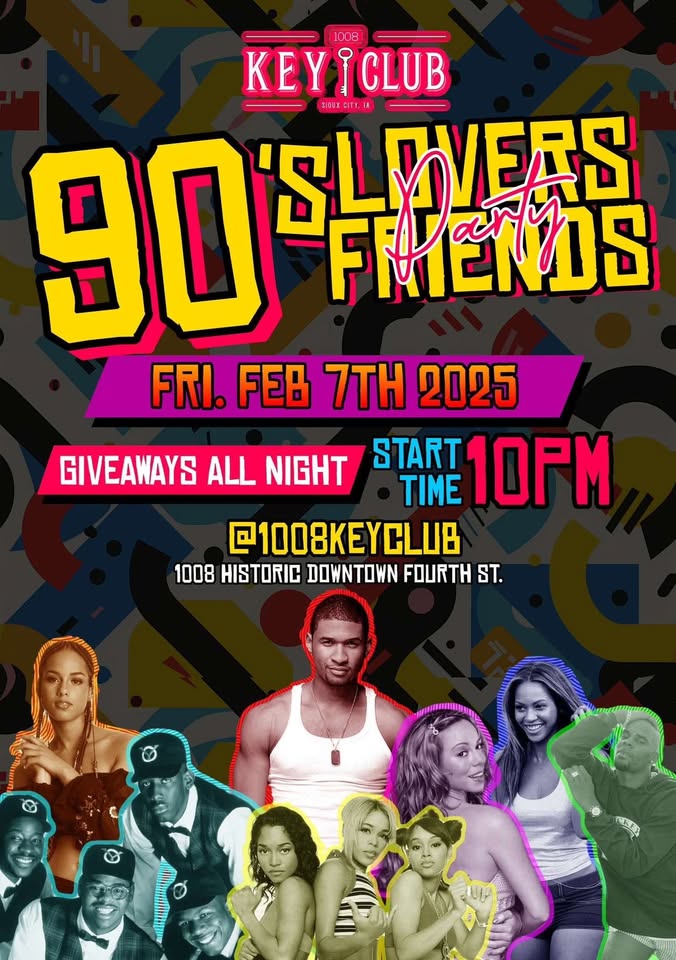 Lovers & Friends: 90’s Theme Party | ExploreSiouxLand.com