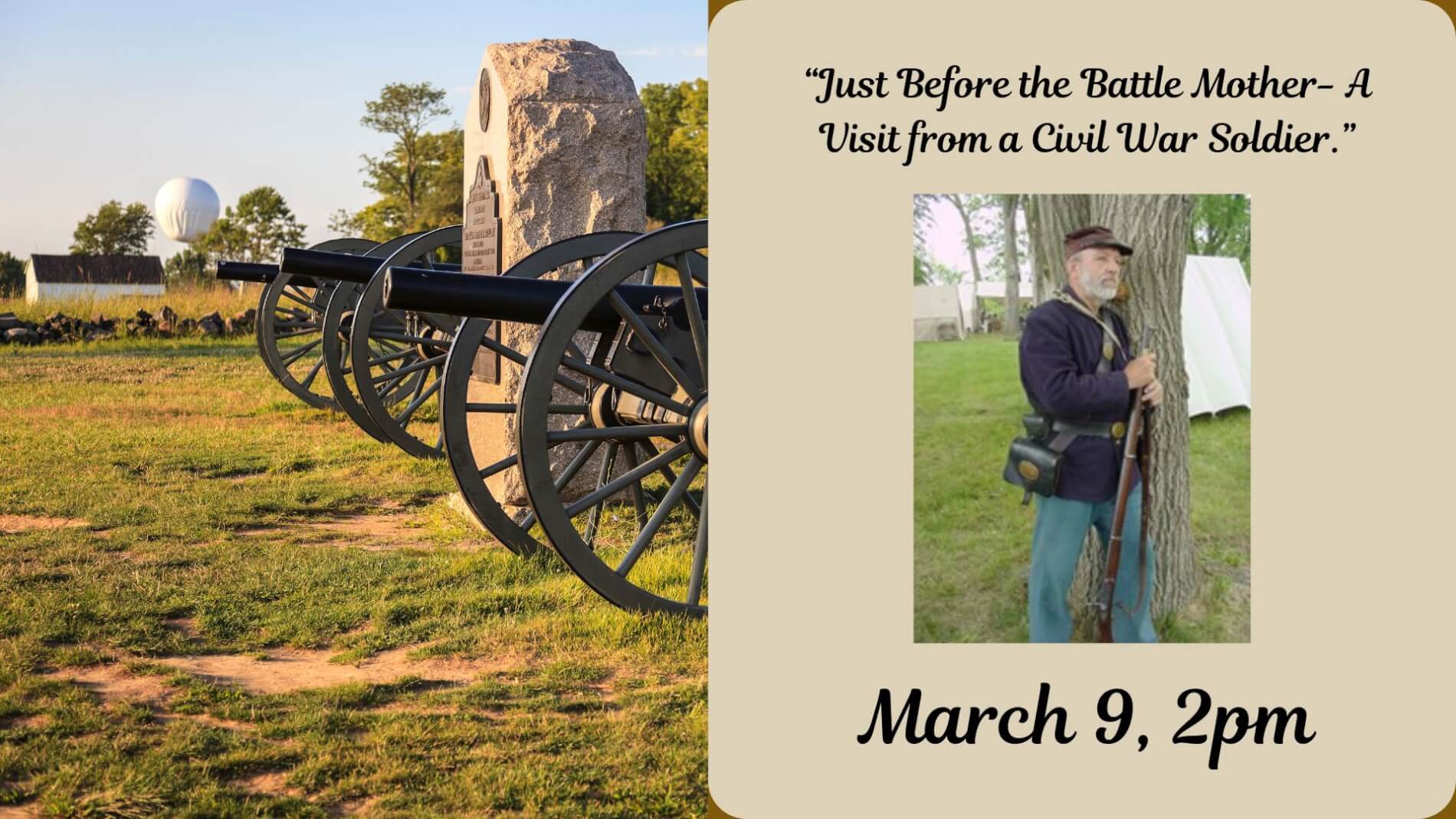 “Just Before the Battle Mother- A Visit from a Civil War Soldier ...