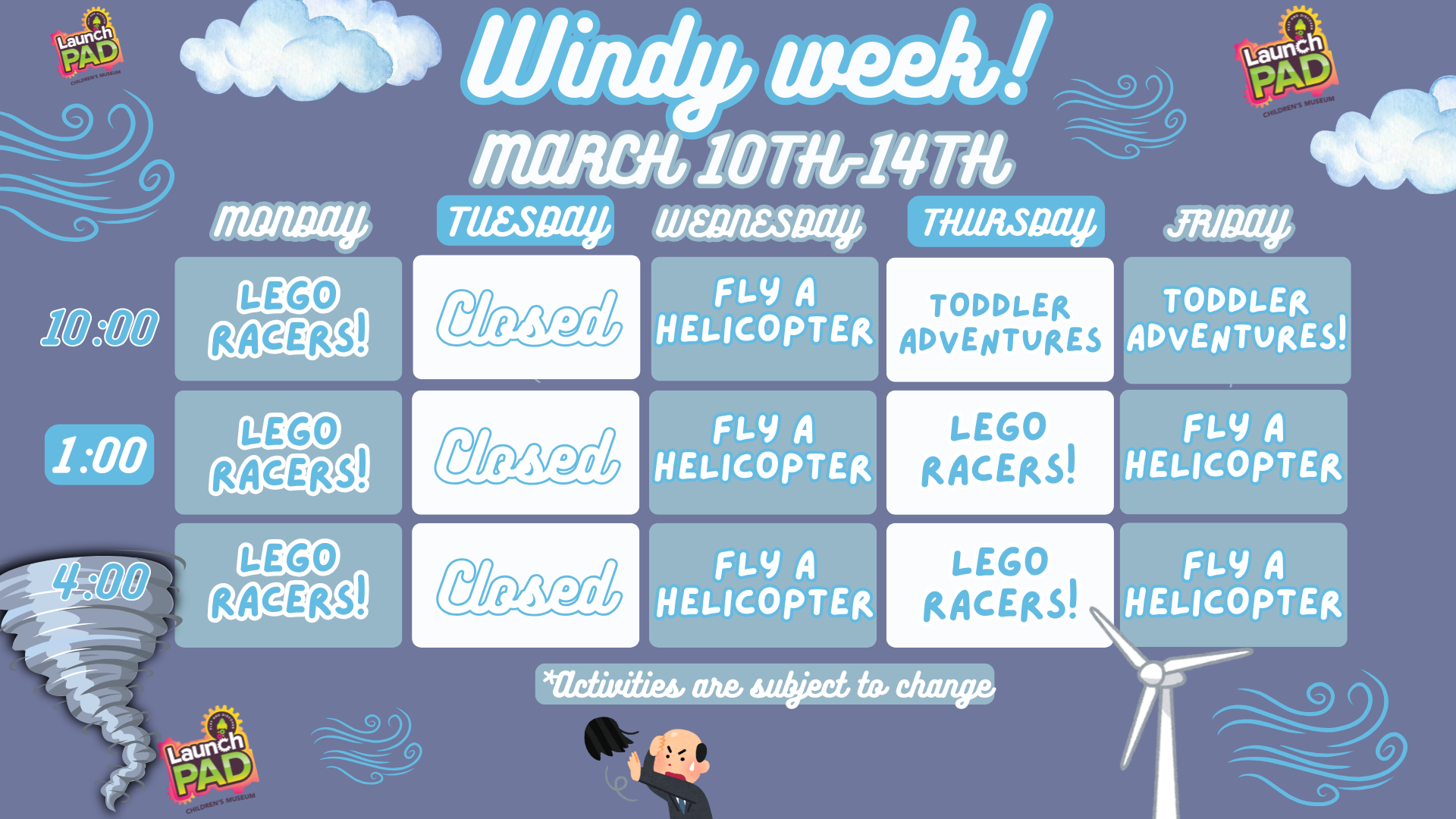 Windy Week at LaunchPAD! | ExploreSiouxLand.com