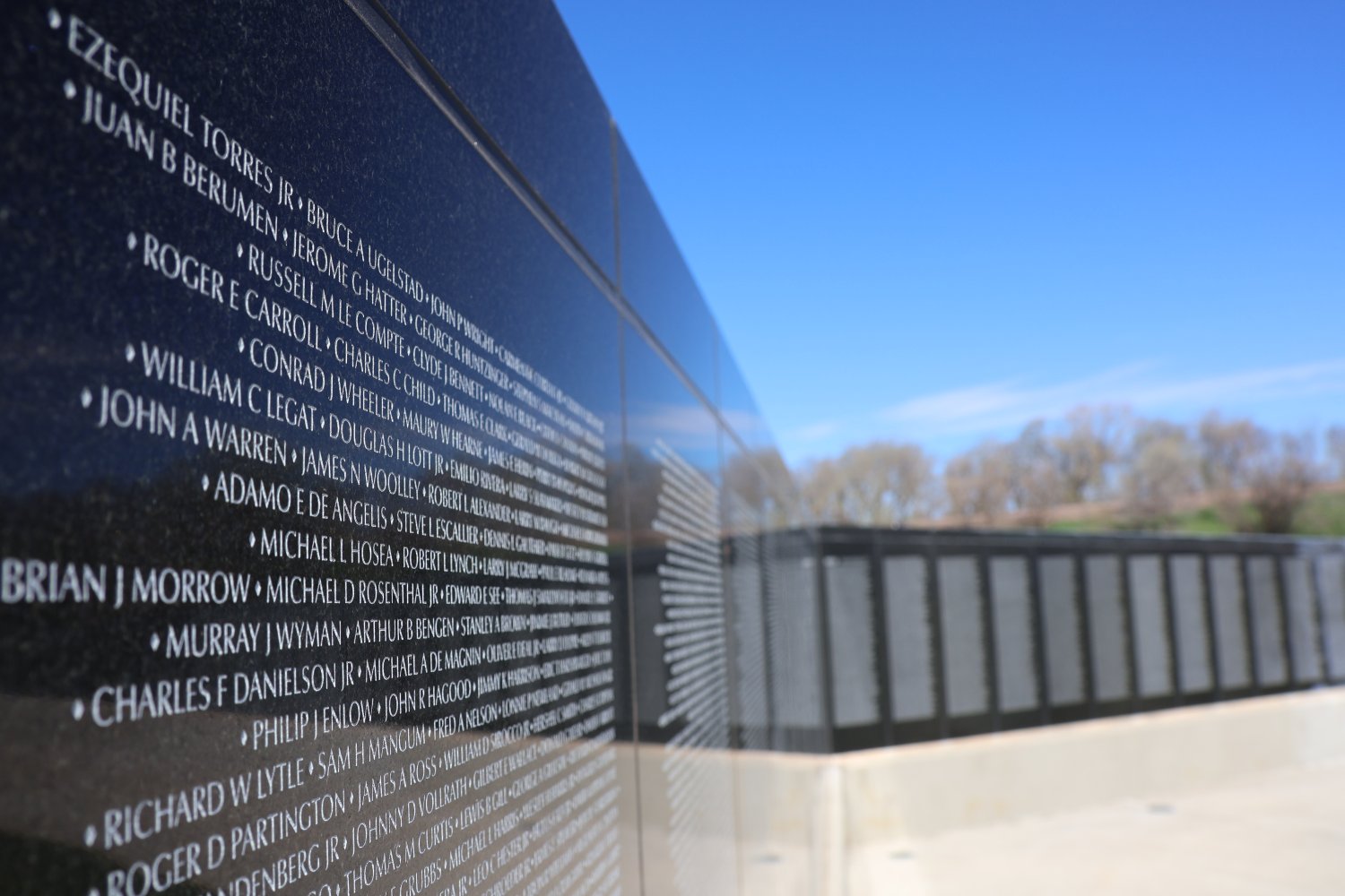 Vietnam Memorial Wall replica